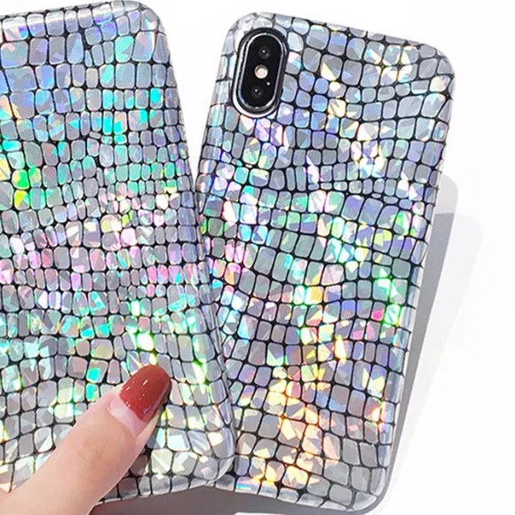 Accessories | Dazzlingholographic Reflective Iphone X Case | Poshmark